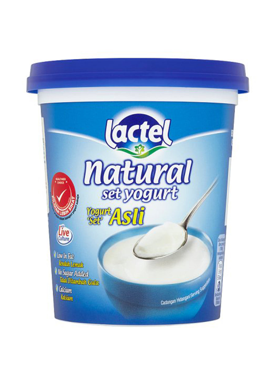 LACTEL NATURAL SET YOGURT 470G – Village Grocer - Tamarind Square