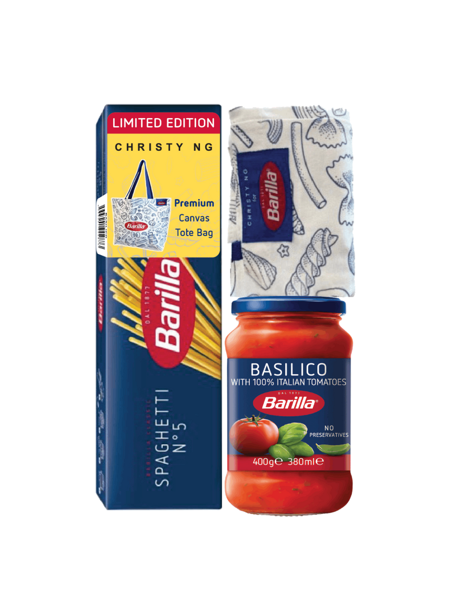 BARILLA X CHRISTY NG (BASILICO 400G+SPAGHETTI 500G) – Village Grocer - Tamarind Square