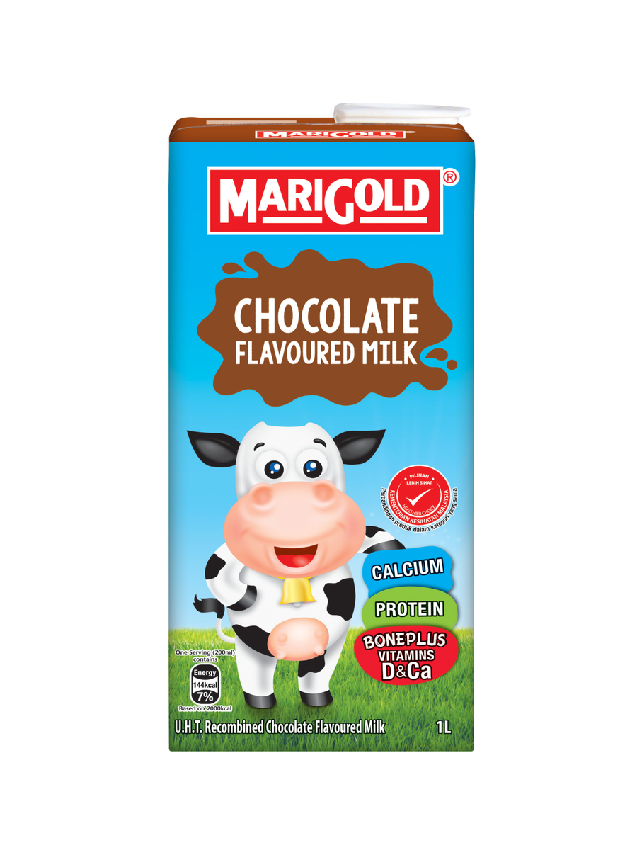 MARIGOLD UHT MILK CHOCOLATE 1L – Village Grocer - Tamarind Square