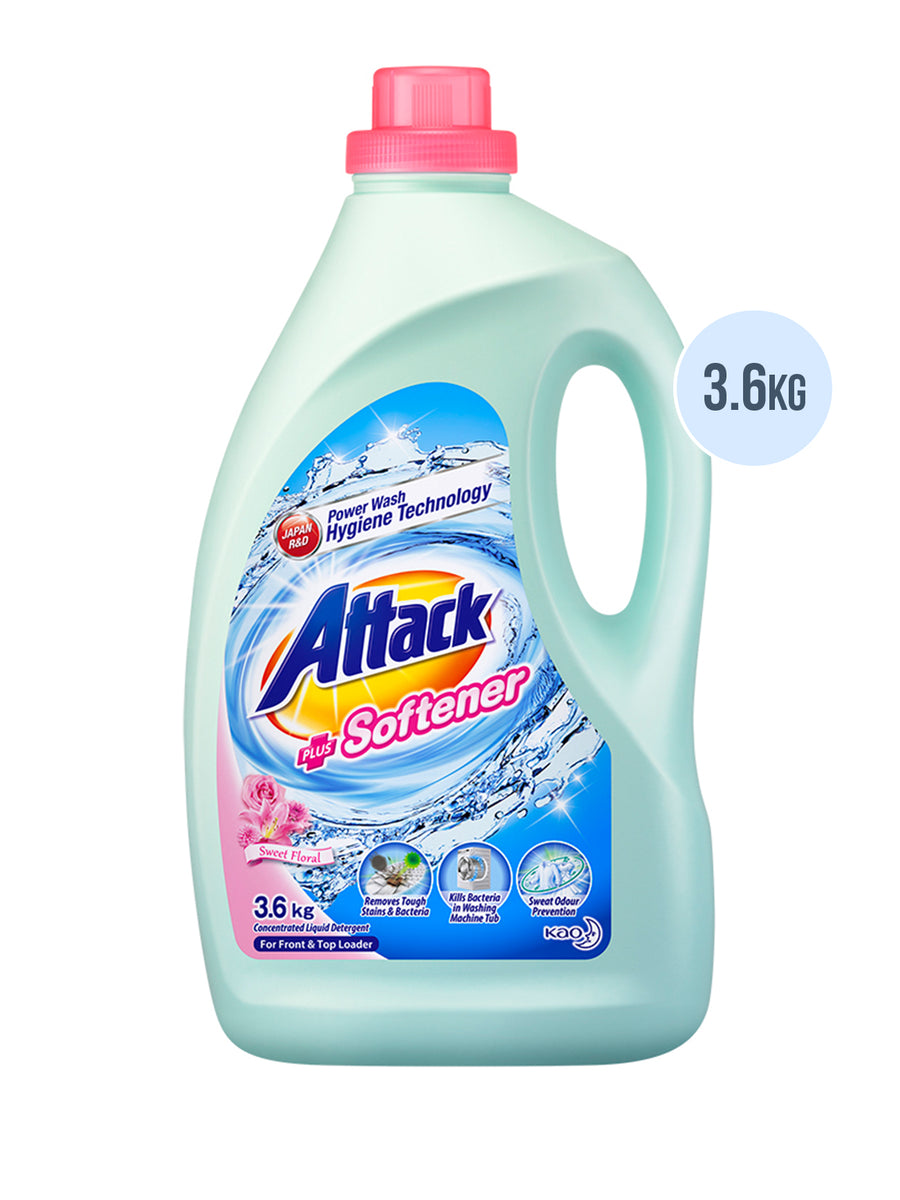 ATTACK LIQUID DETERGENT 3600G + SOFTENER – Village Grocer - Tamarind Square