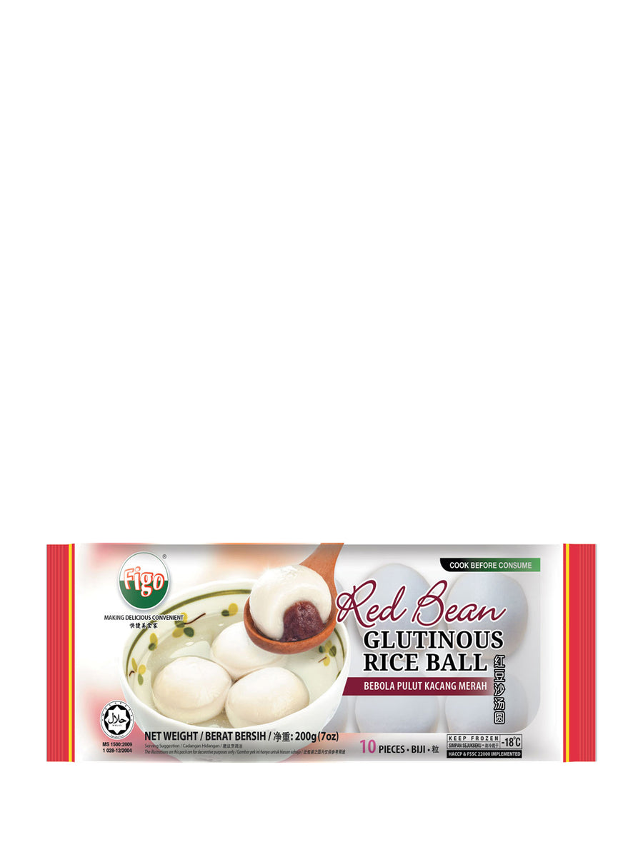 FIGO GLUTINOUS RICE BALL (RED BEAN) 200G – Village Grocer - Tamarind Square