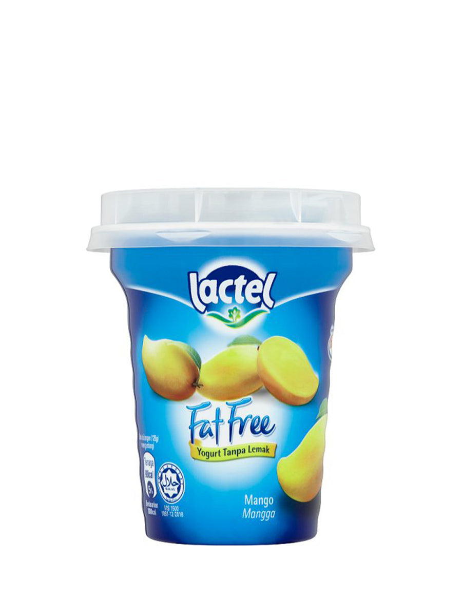 LACTEL FAT FREE YOGURT MANGO 130G – Village Grocer - Tamarind Square