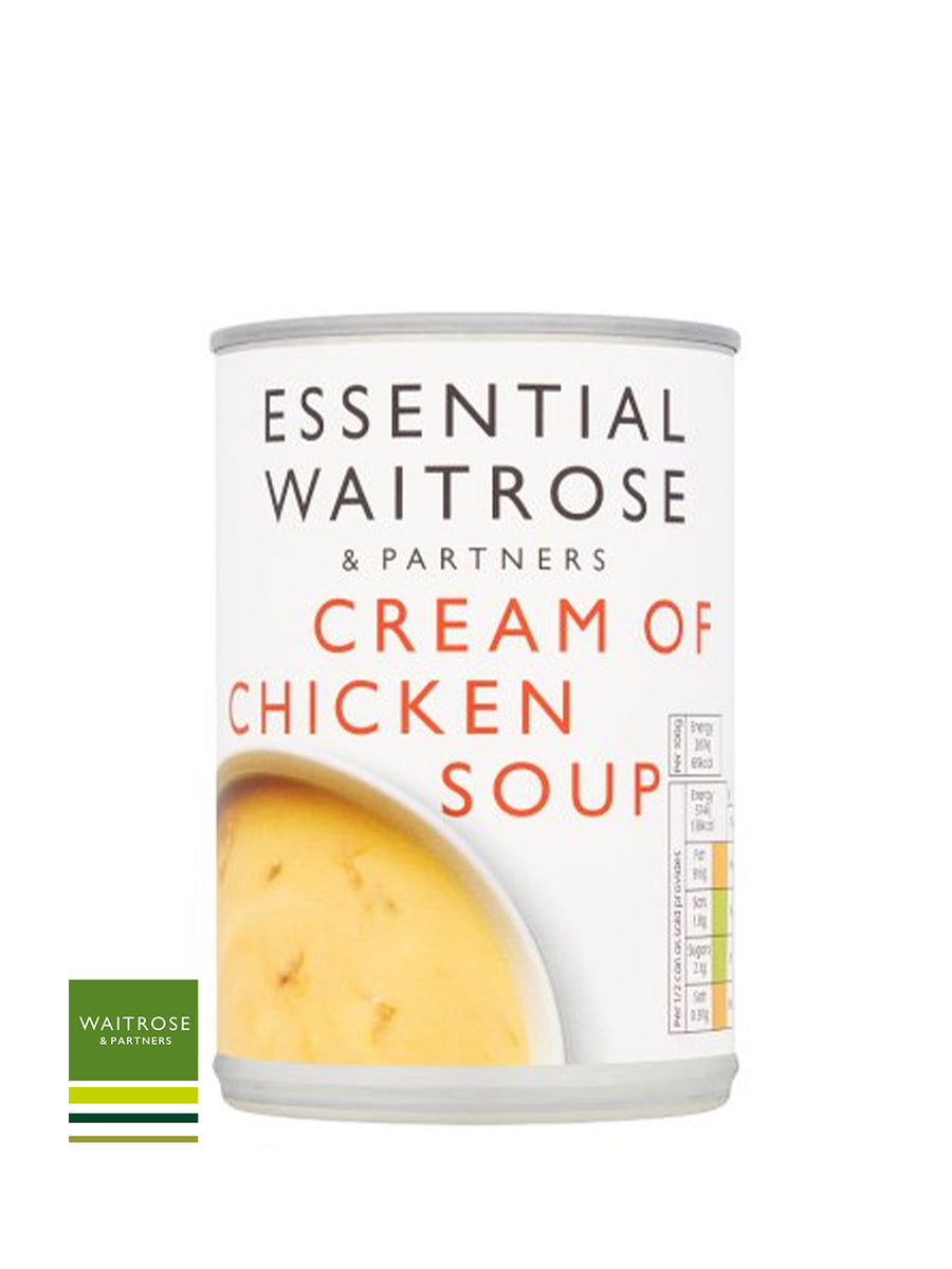 WAITROSE ESS CREAM OF CHICKEN SOUP 400G – Village Grocer - Tamarind Square