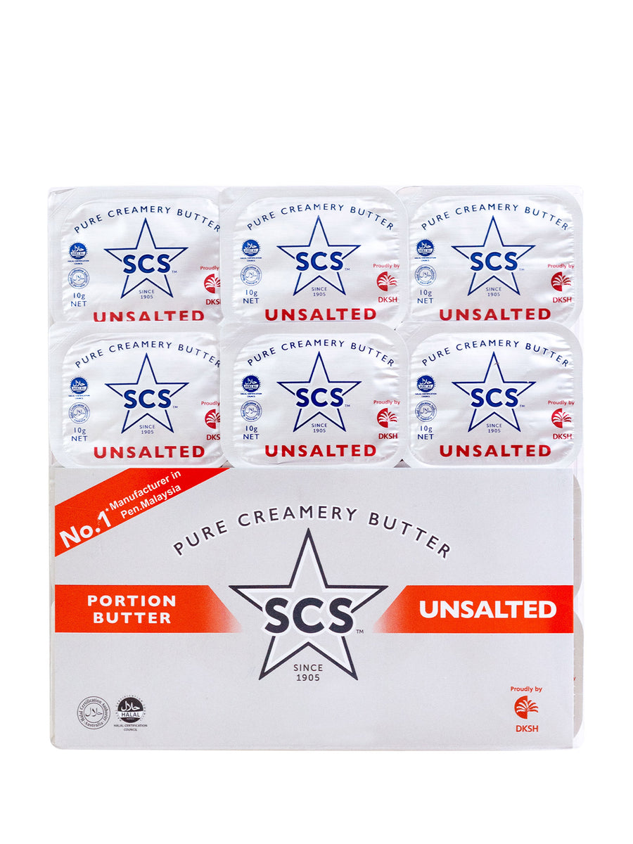 SCS BUTTER PORTION-UNSALTED 12X10G – Village Grocer - Tamarind Square