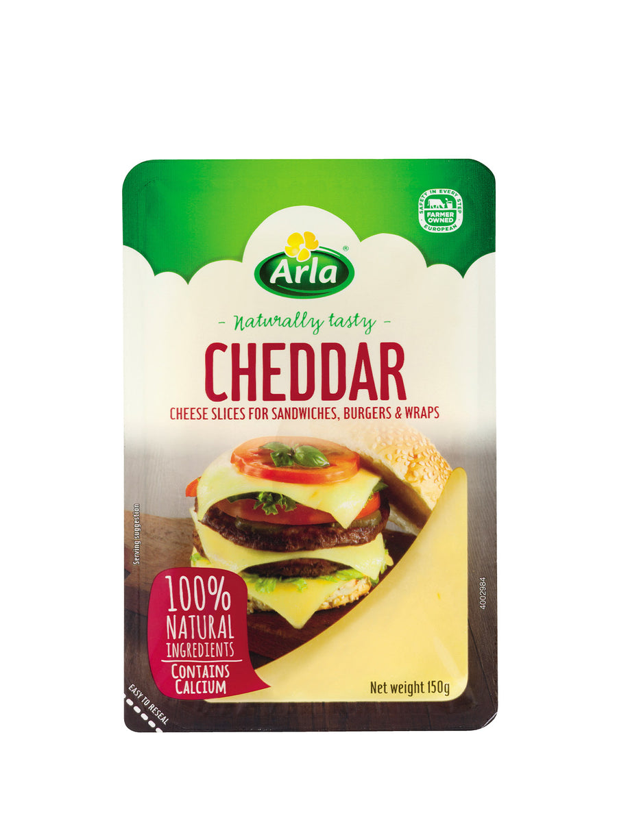 ARLA CHEDDAR CHEESE SLICES 150G – Village Grocer - Tamarind Square