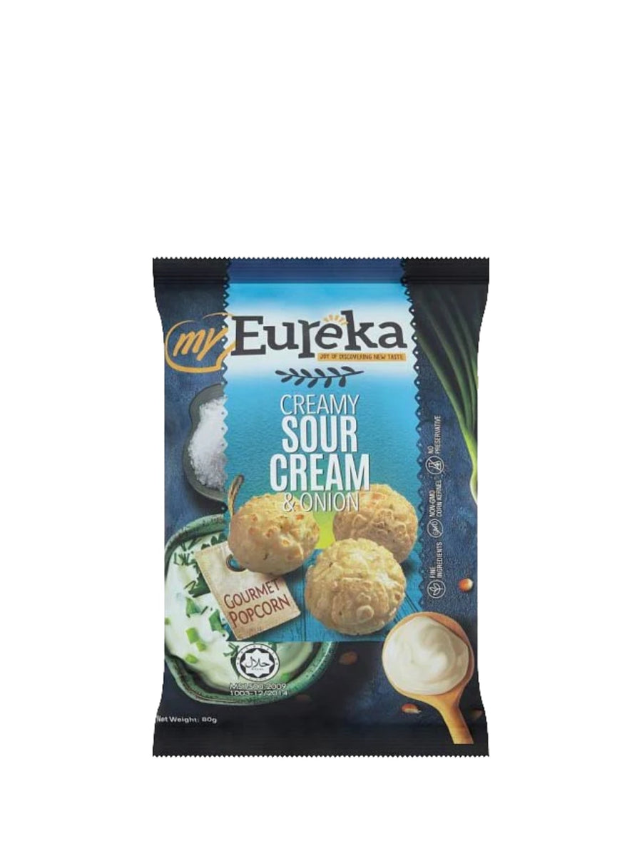 EUREKA POPCORN SOUR CRM & ONION 80G – Village Grocer - Tamarind Square