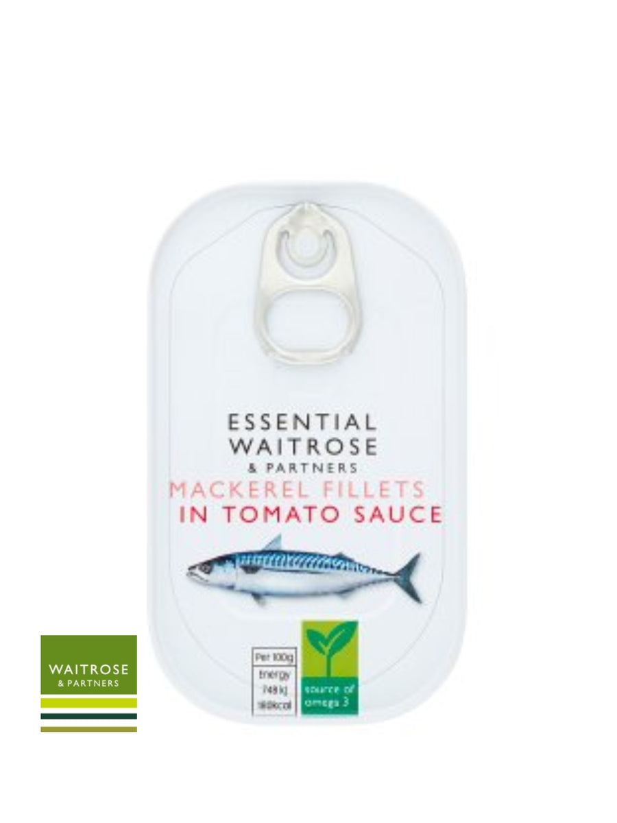 WAITROSE ESS MACKEREL IN TOMATO SAUCE 125G – Village Grocer - Tamarind ...