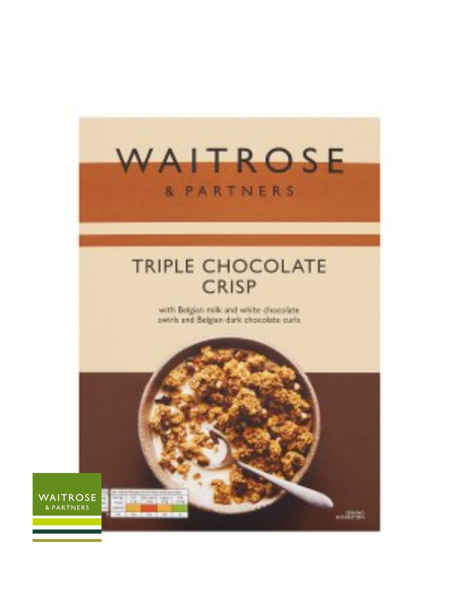 WAITROSE TRIPLE CHOCOLATE CRISP 500G – Village Grocer - Tamarind Square