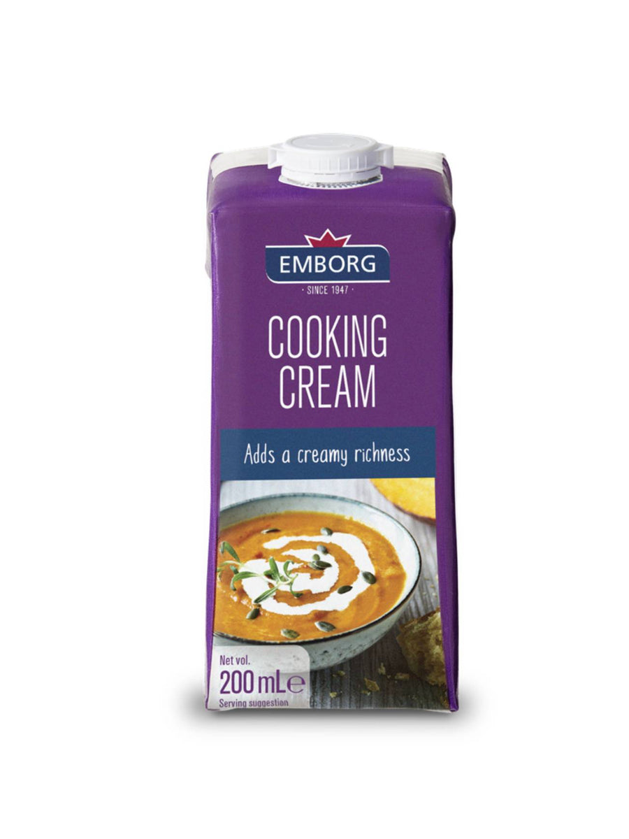 EMBORG FRENCH UHT COOKING CREAM 200ML – Village Grocer - Tamarind Square