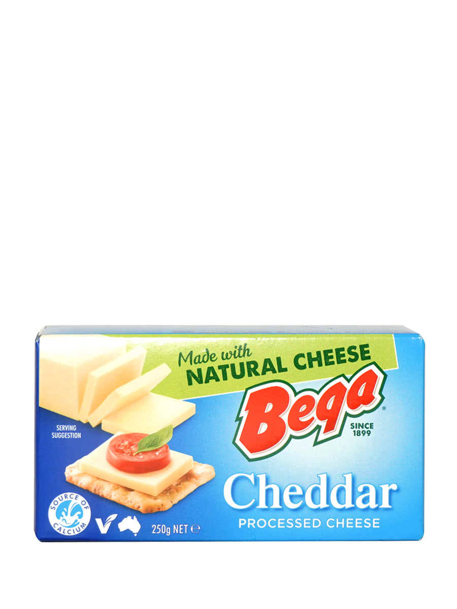 BEGA PROCESSED CHEESE CHEDDAR 250GM – Village Grocer - Tamarind Square