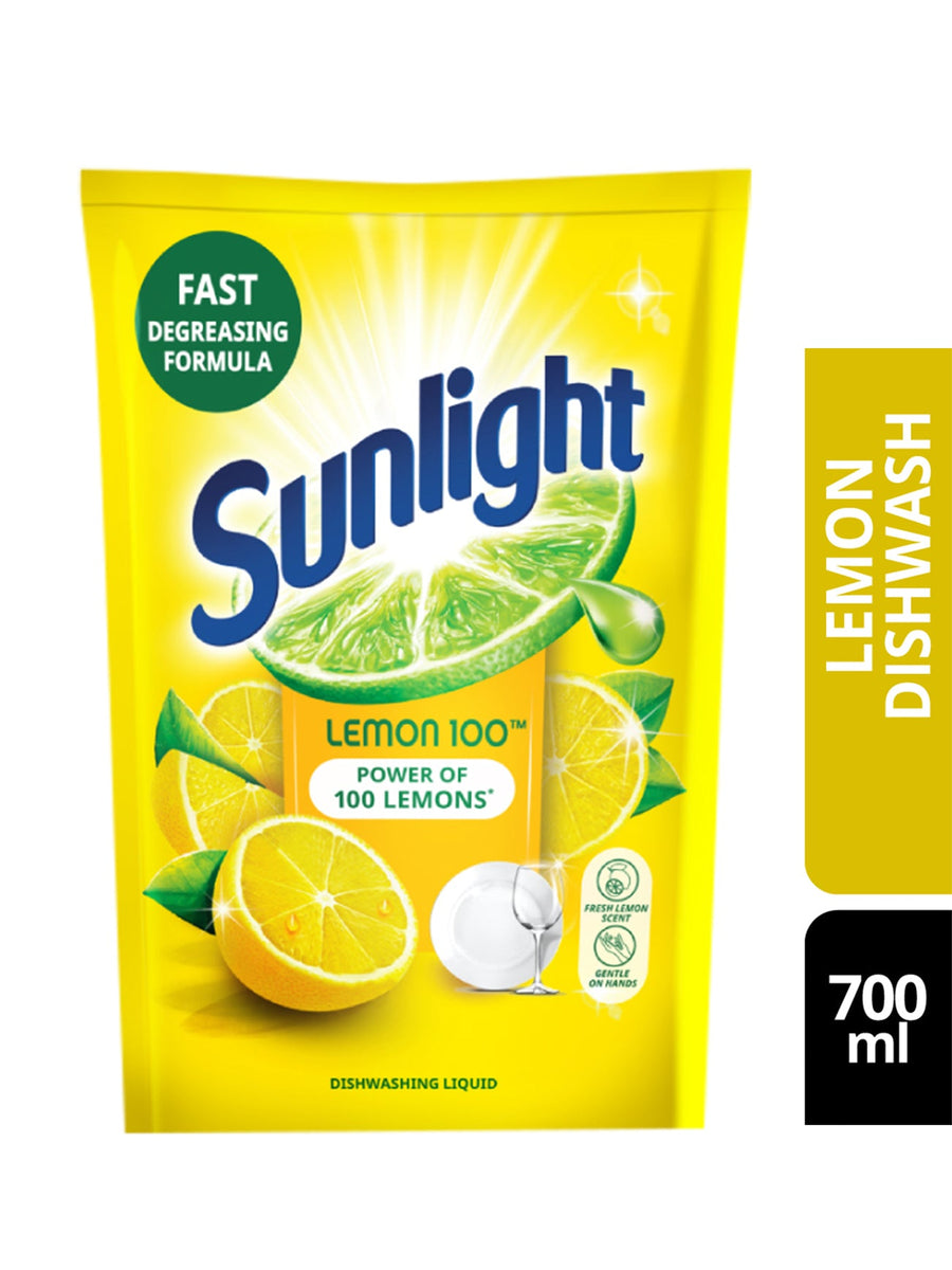 SUNLIGHT DISHWASH LIQUID LEMON 700ML – Village Grocer - Tamarind Square